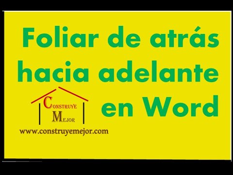 Cómo foliar un cv en word para una presentación profesional • Armá Tu CV