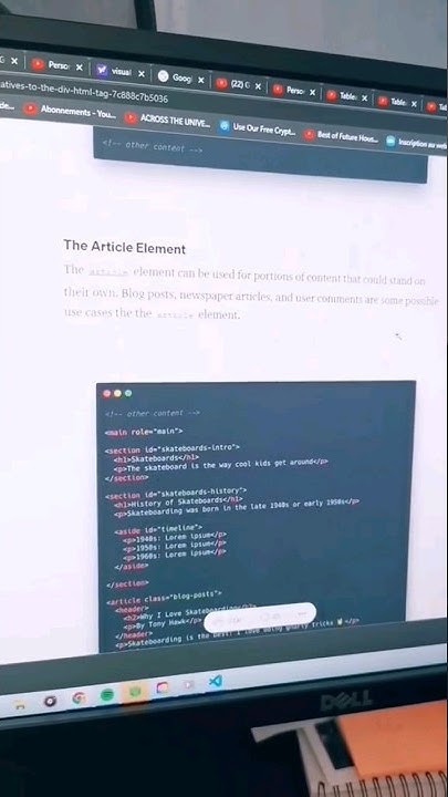 L'erreur la plus fréquente en HTML - YouTube