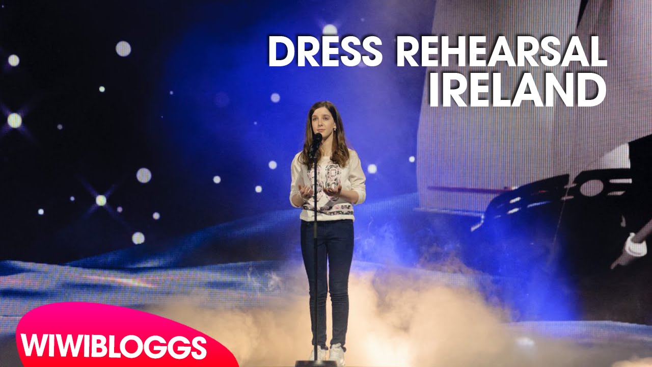 Dress rehearsal: Aimee Banks (Ireland) Junior Eurovision 2015 ...