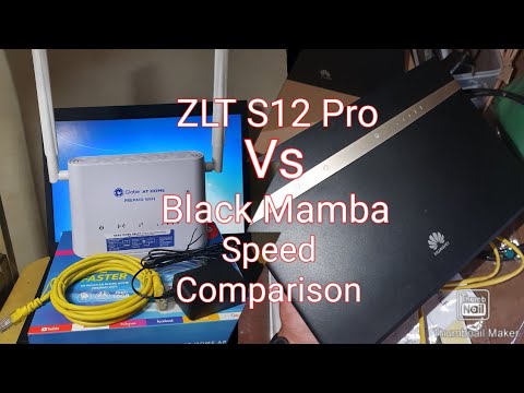 ZLT S12 Pro Vs Huawei B525s-65a aka Black Mamba Peak Hours Speed Test ...