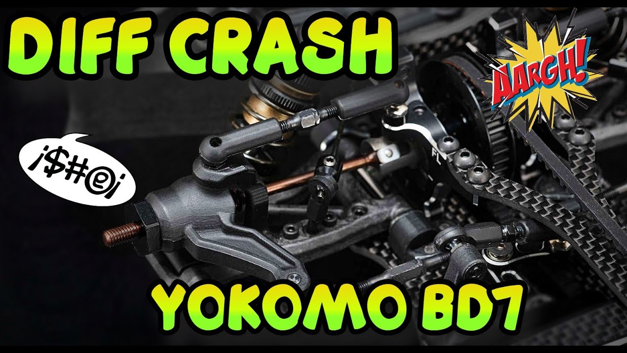 YOKOMO BD7 BLACK SERIES CRASH DIFF 😒☠️ LO ARREGLAMOS 🚜💨 - YouTube