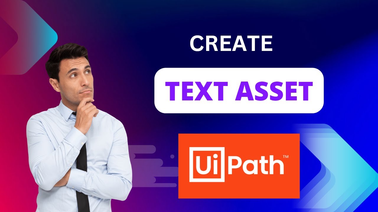 01. How to create text asset in UiPath. - YouTube