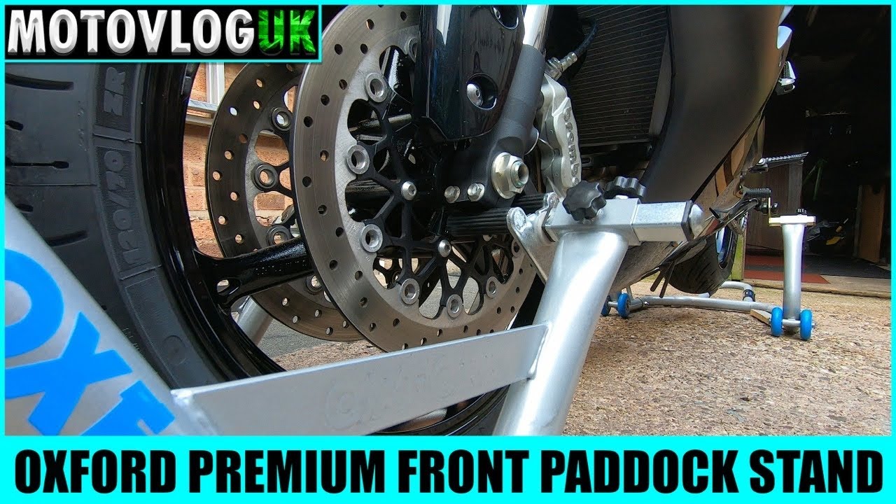 Oxford Premium Front Paddock Stand - Full Test and Review - YouTube