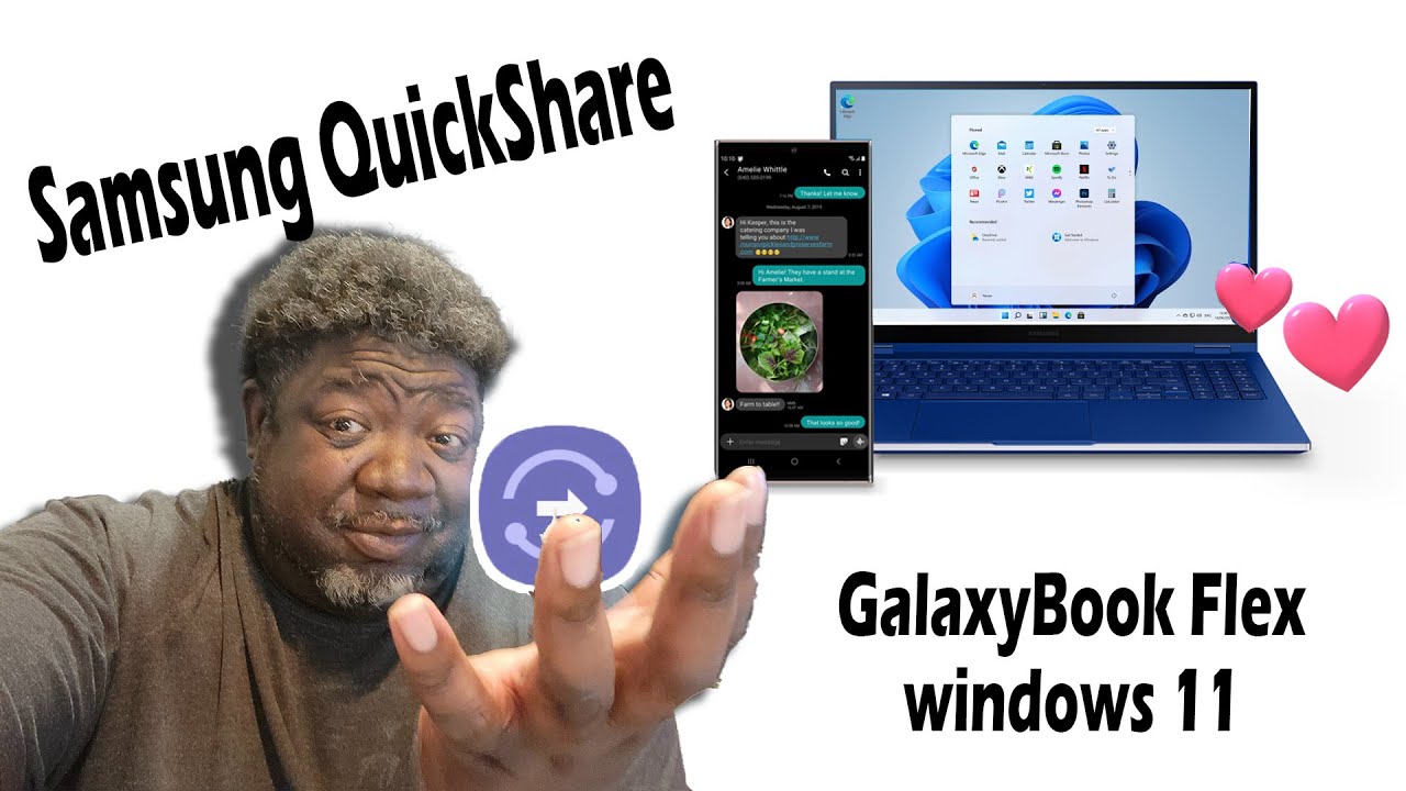 Windows 11 GalaxyBook Flex QuickShare 4K - YouTube