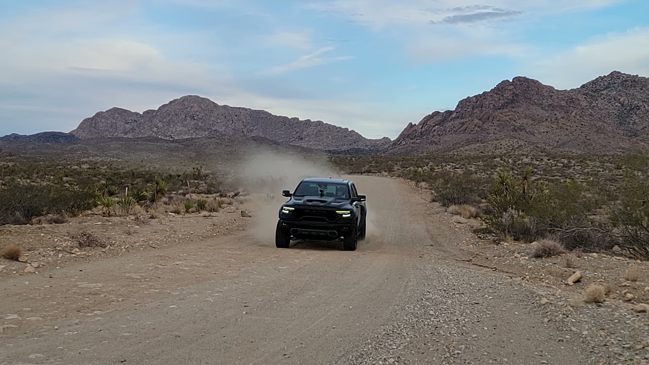 Dodge Ram TRX - Christmas Tree Pass - Las Vegas, NV - YouTube