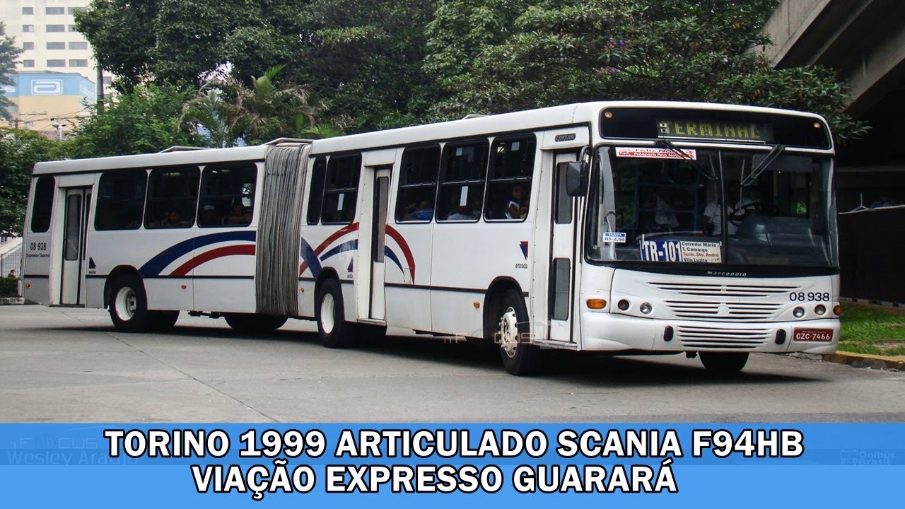 Marcopolo Torino 1999 Articulado Scania F94HB - YouTube