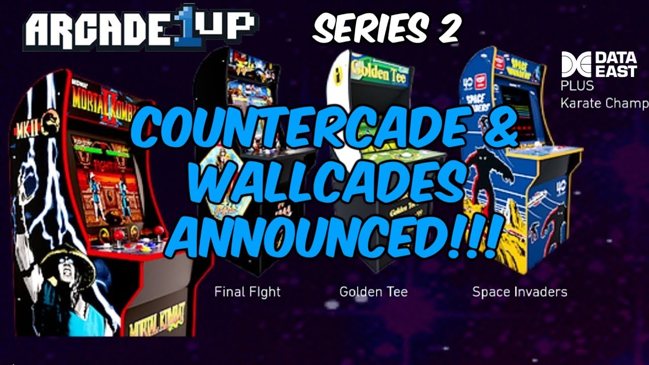Arcade1Up Series 2 Revealed + Countercades & Wallcades Announced! - YouTube