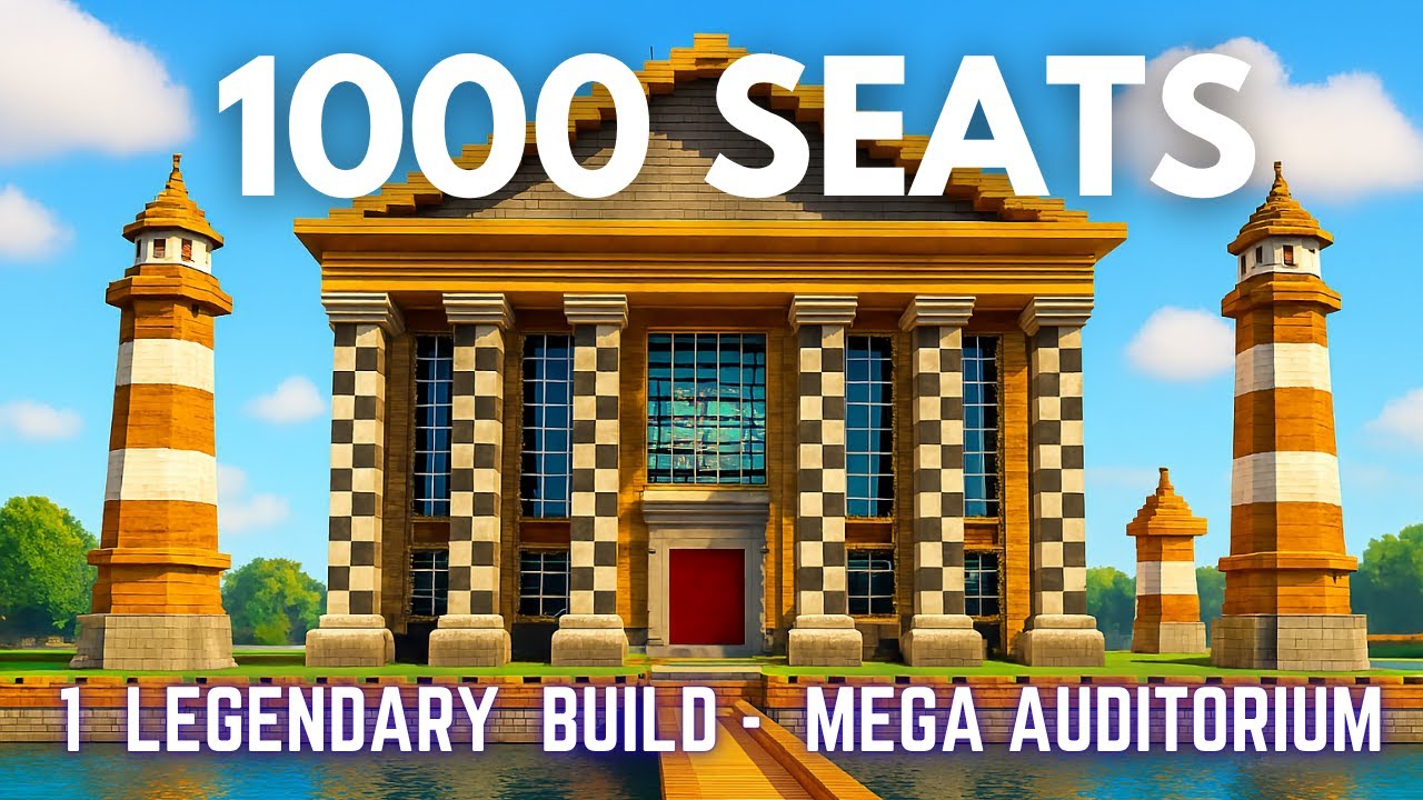 I Spent 300+ Hours Building the Most INSANE 1000-Seat Auditorium in ...