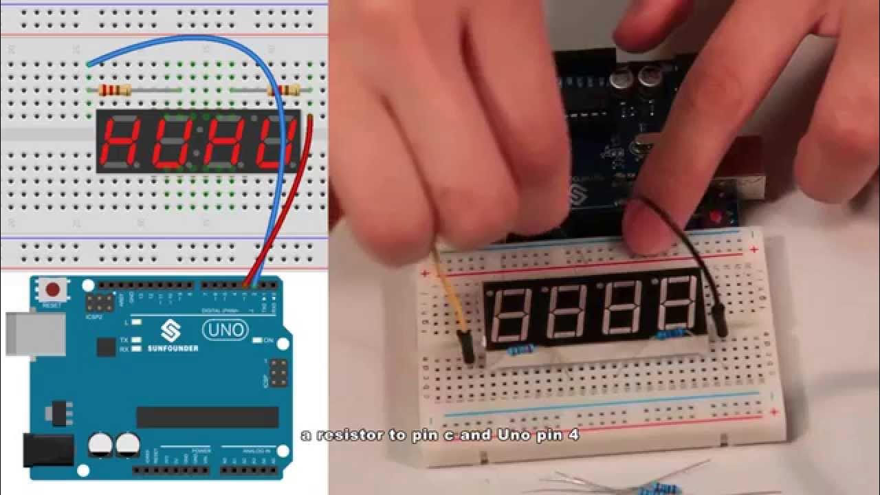 SunFounder Kit Tutorial for Arduino - Stopwatch - YouTube