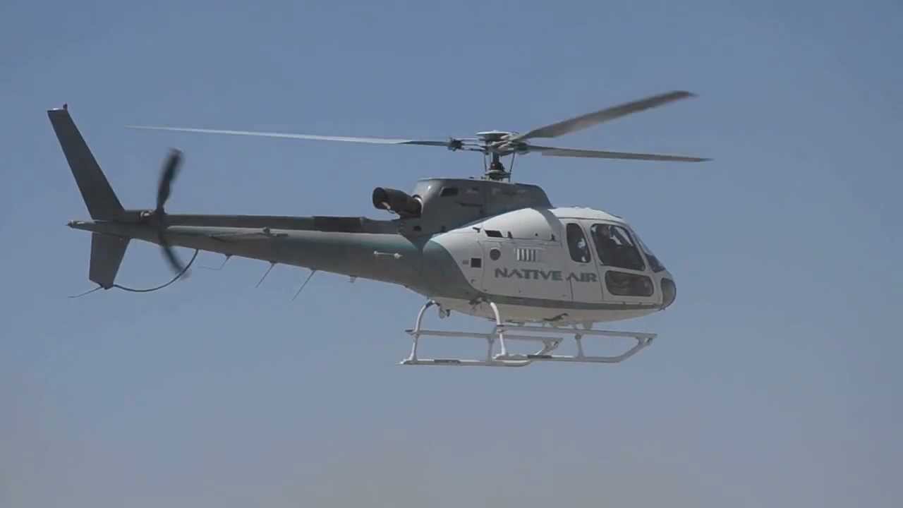 Omniflight's Native Air Rescue Eurocopter AS350 B3 Helicopter Takeoff ...