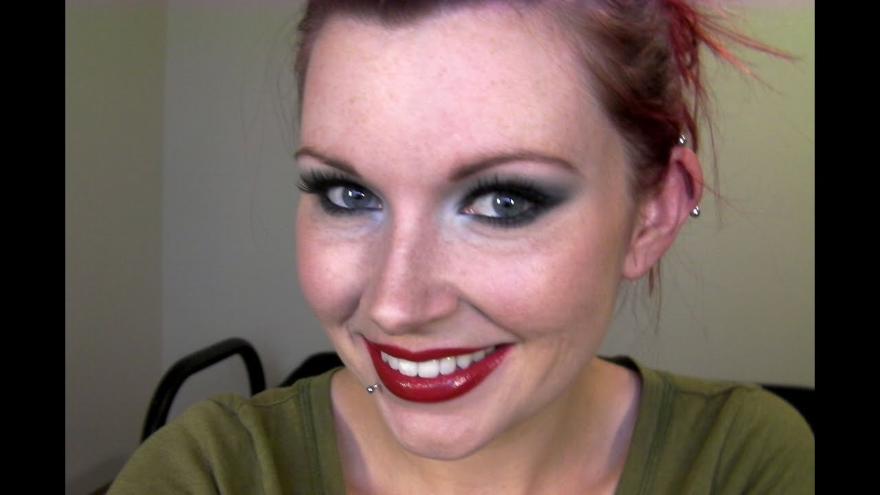Rocker Chic Makeup Tutorial (Request) - YouTube
