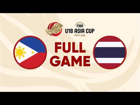 Group Phase | Philippines v Thailand | Full Basketball Game | FIBA U18 Asia Cup 2026