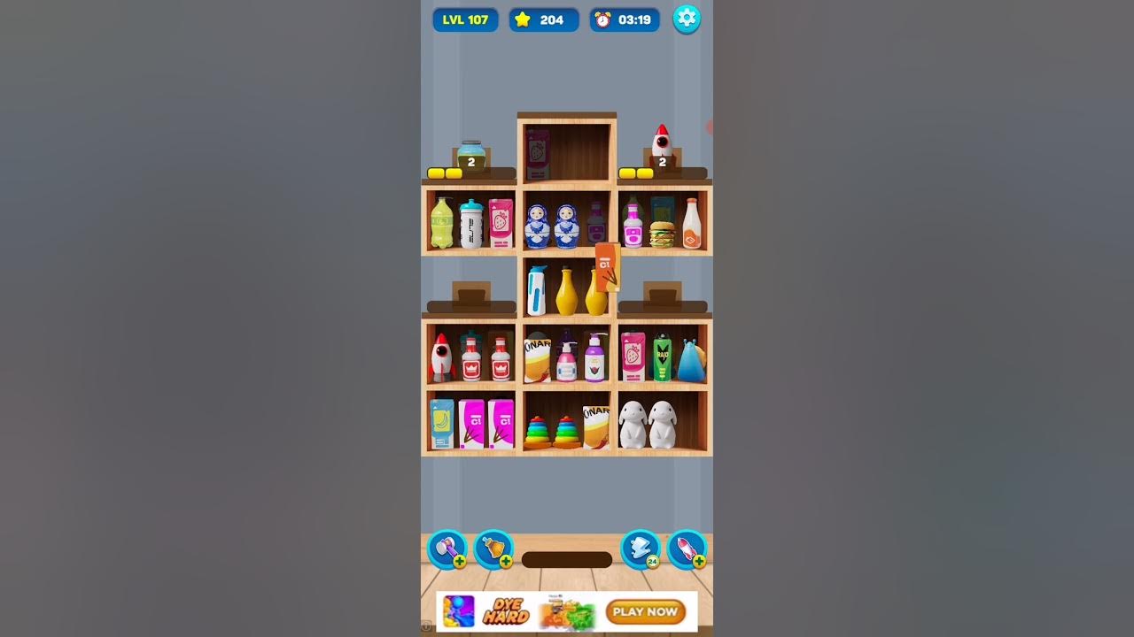 Stuff Sort - Sorting Master Level 107 Gameplay Walkthrough Android IOS - YouTube