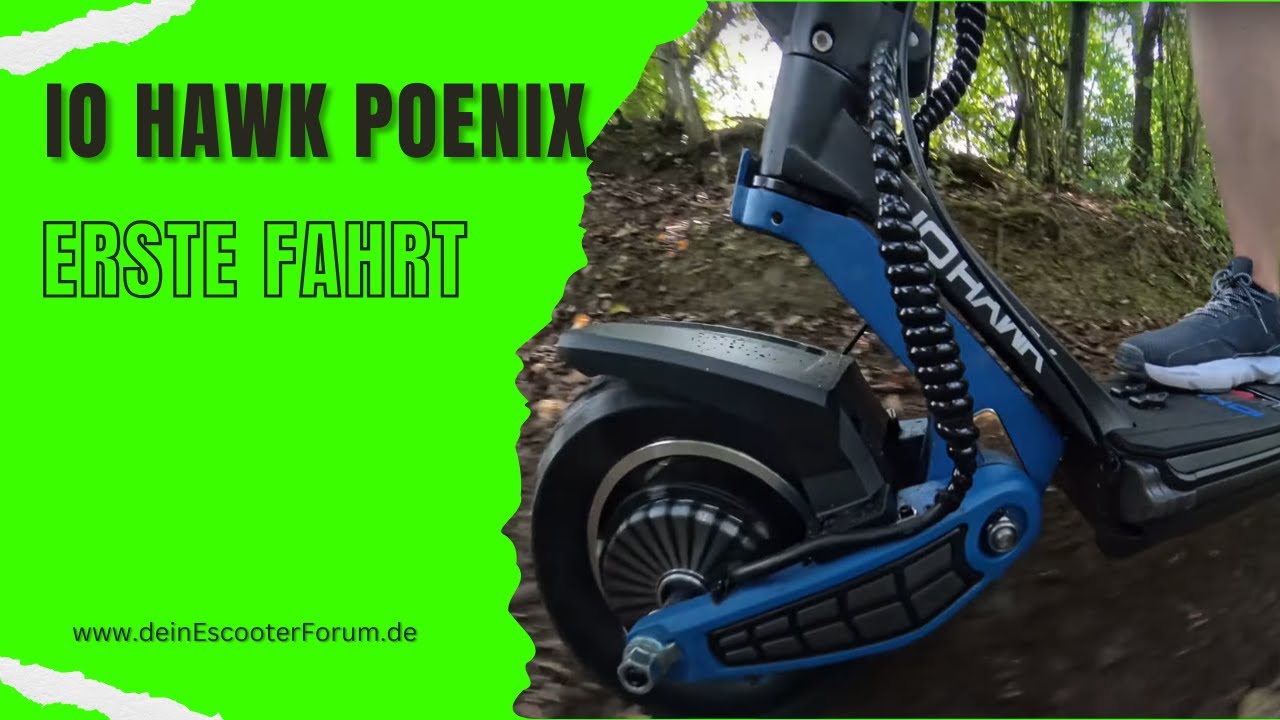 Io Hawk Phoenix , Erste Fahrt , Offroad Strecke + Smaltalk geilste ...