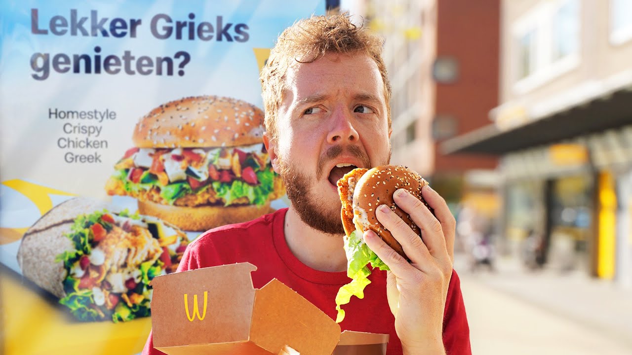 Leven van ETEN op RECLAMEPOSTERS! 🤔🍔 - YouTube