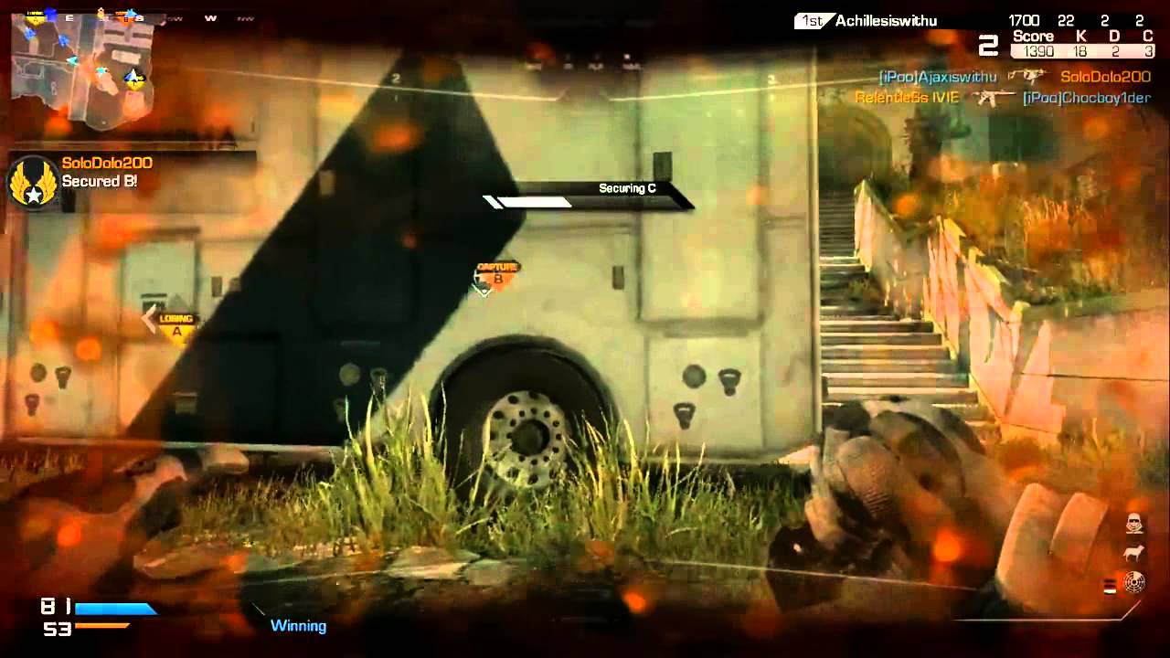 Call of Duty: Ghosts Juggernaut Knife Spree - YouTube