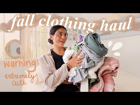 Fall Clothing HAUL try-on 2020 *super cute + fall trends*