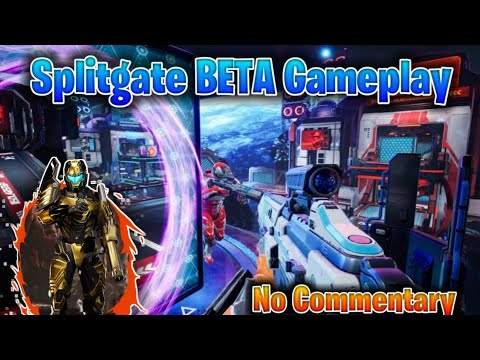 Splitgate *BETA* Gameplay No Commentary PS4 | Shotty Sniper Game Mode - YouTube