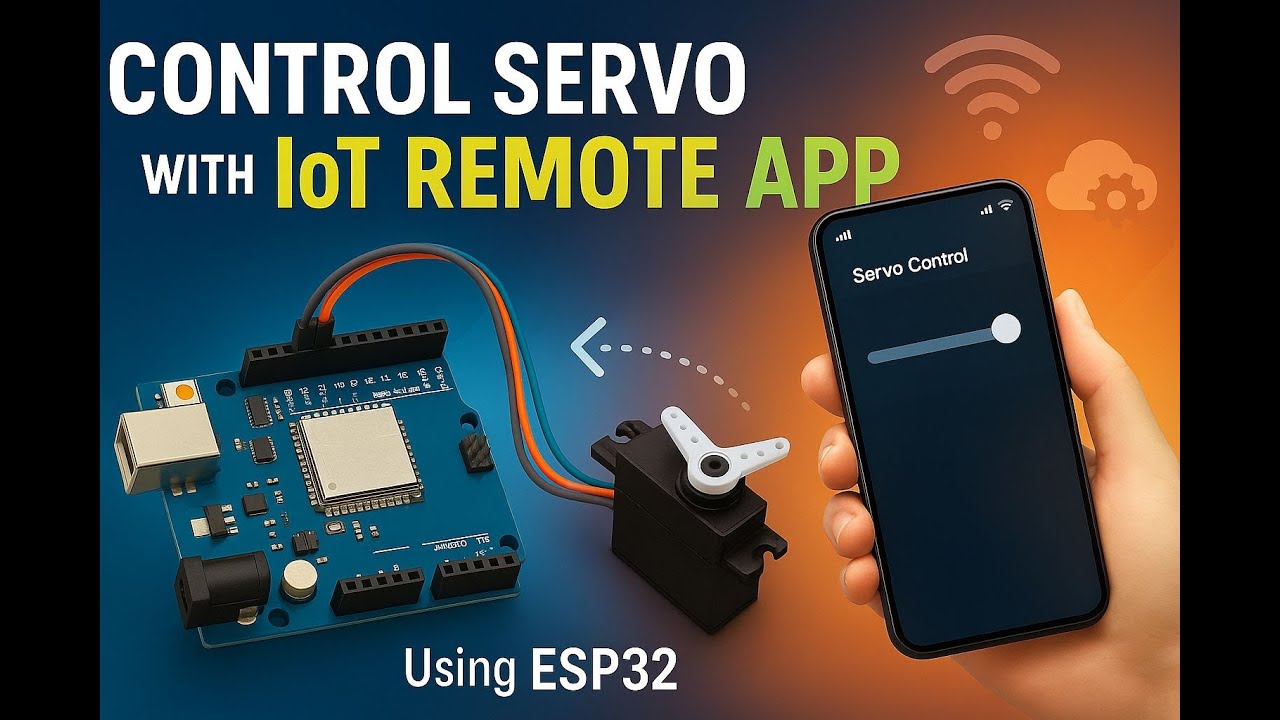 Control Servo Wirelessly Using ESP32 + IoT Cloud Remote App - YouTube