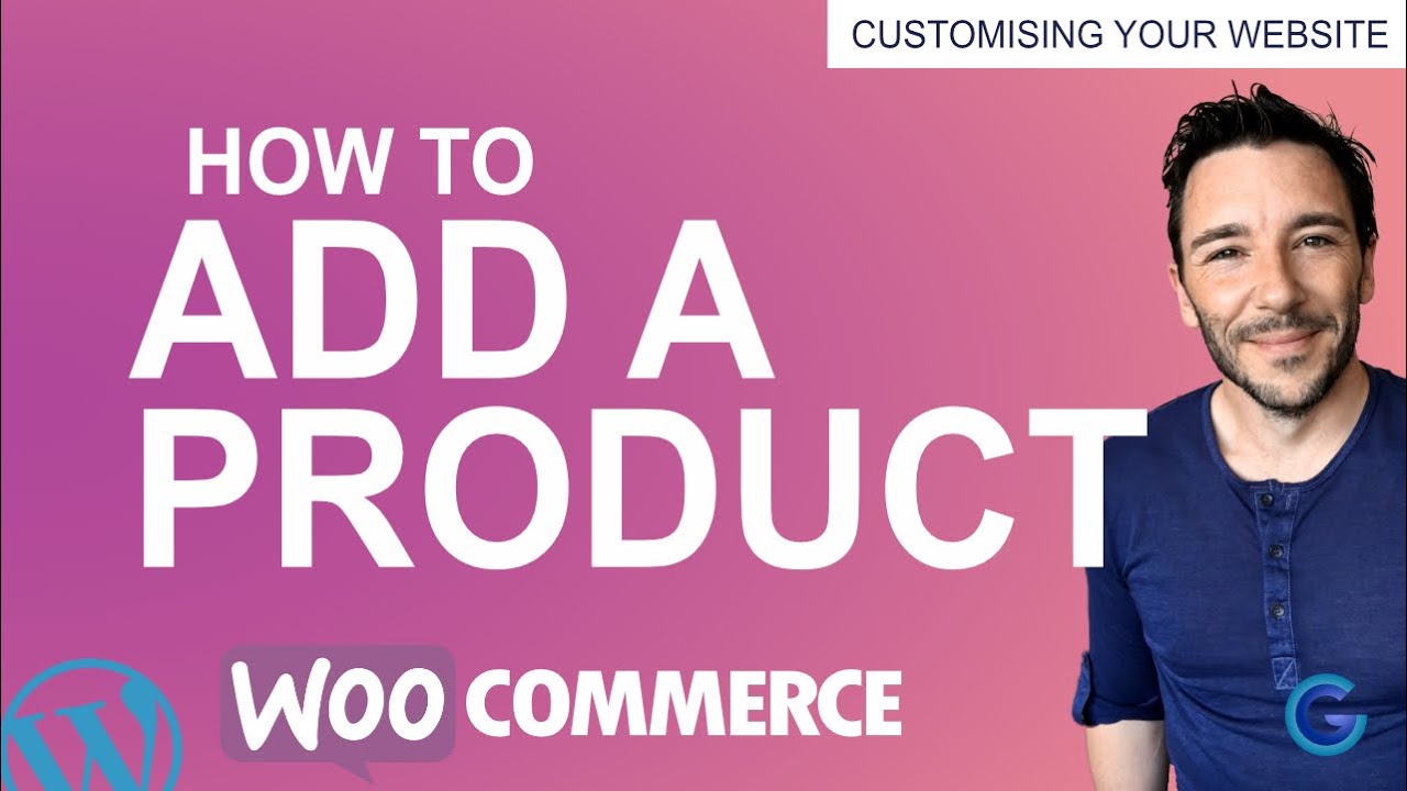 Add a product to your woocommerce store - YouTube