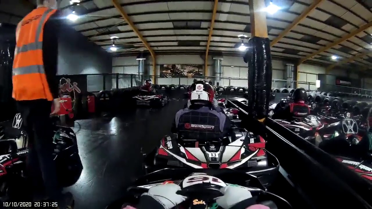 Karting at TeamSport Cardiff on 10.10.20 at 20.37 CAM12 ENOY10FY1F ...