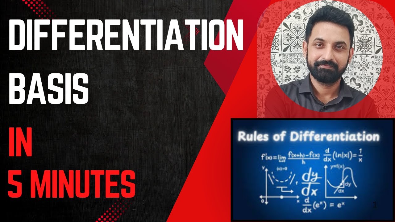 "Differentiation Explained in 5 Minutes!" - YouTube
