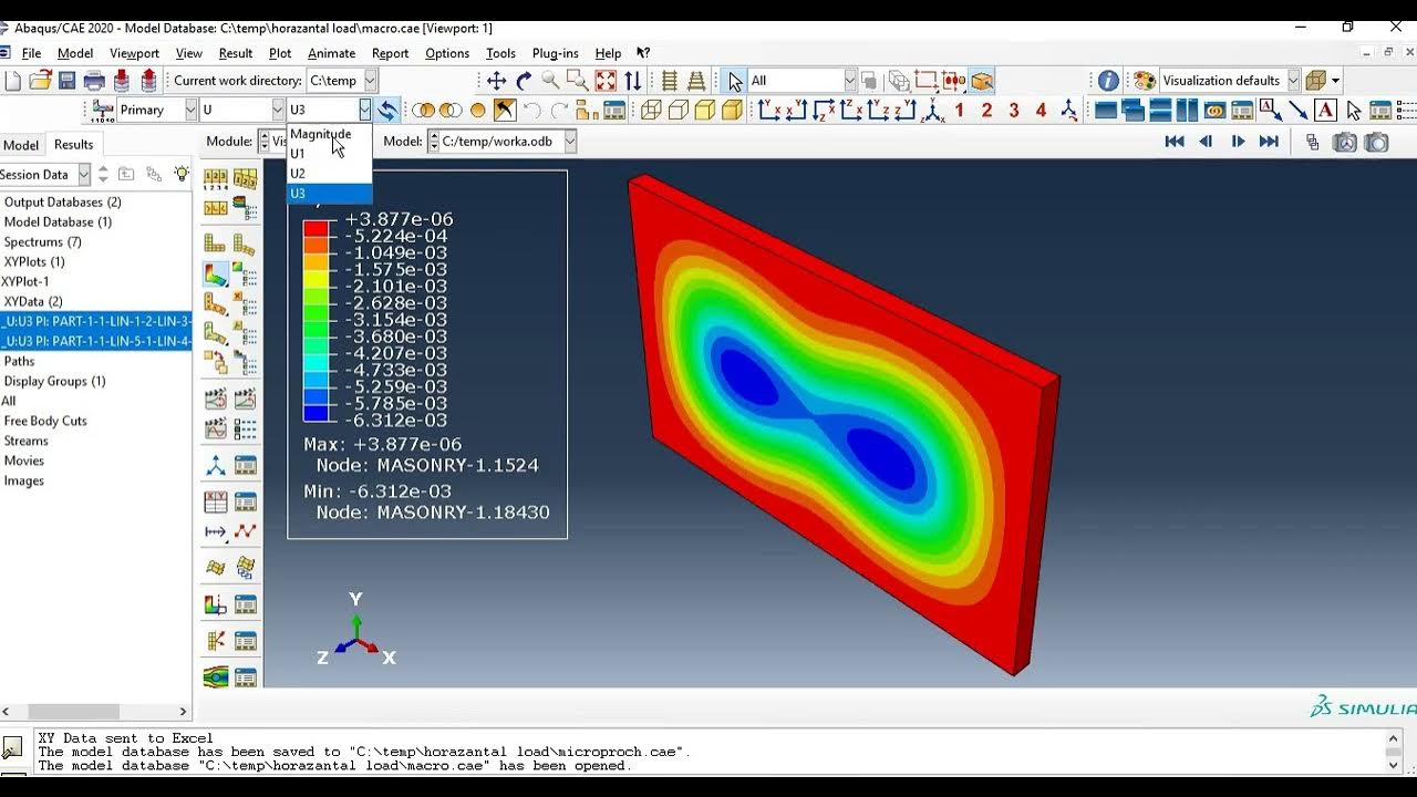 Modelling a masonry wall under a blast explosion. different types of ...