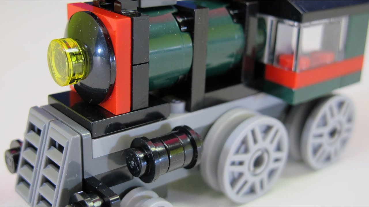 Building Lego Creator Emerald Express Train - YouTube
