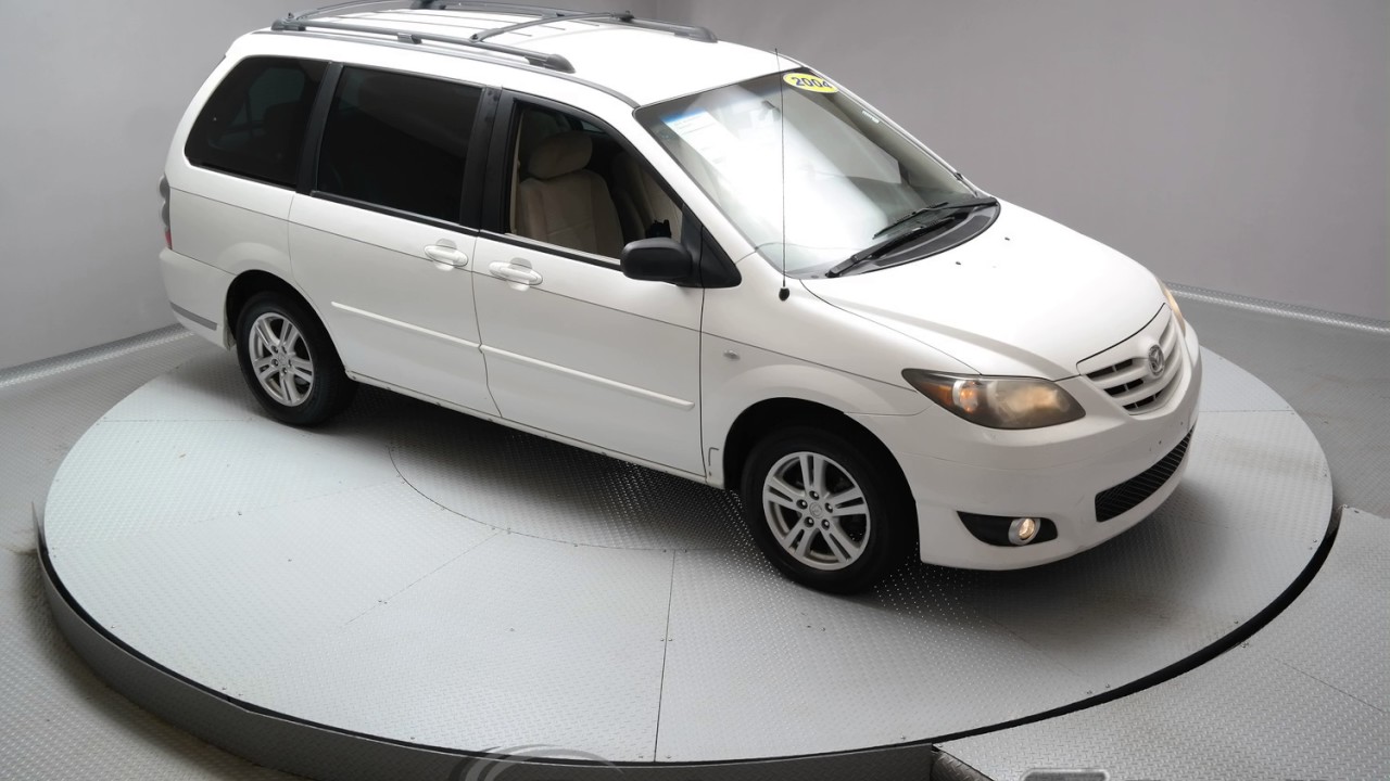 2004 White Mazda MPV 4D Passenger Van #4927A - YouTube