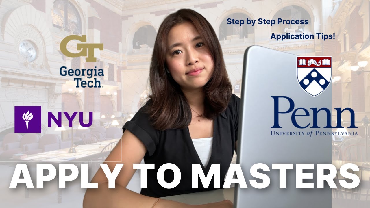 How to Apply to CS Masters in the US | Application Tips & Process - YouTube