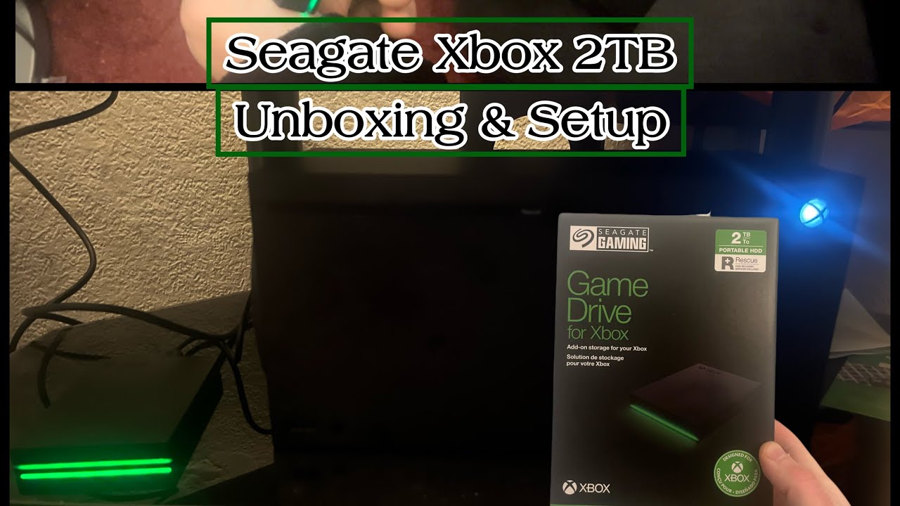 Seagate Xbox 2TB Game Drive (Setup & Review) - YouTube