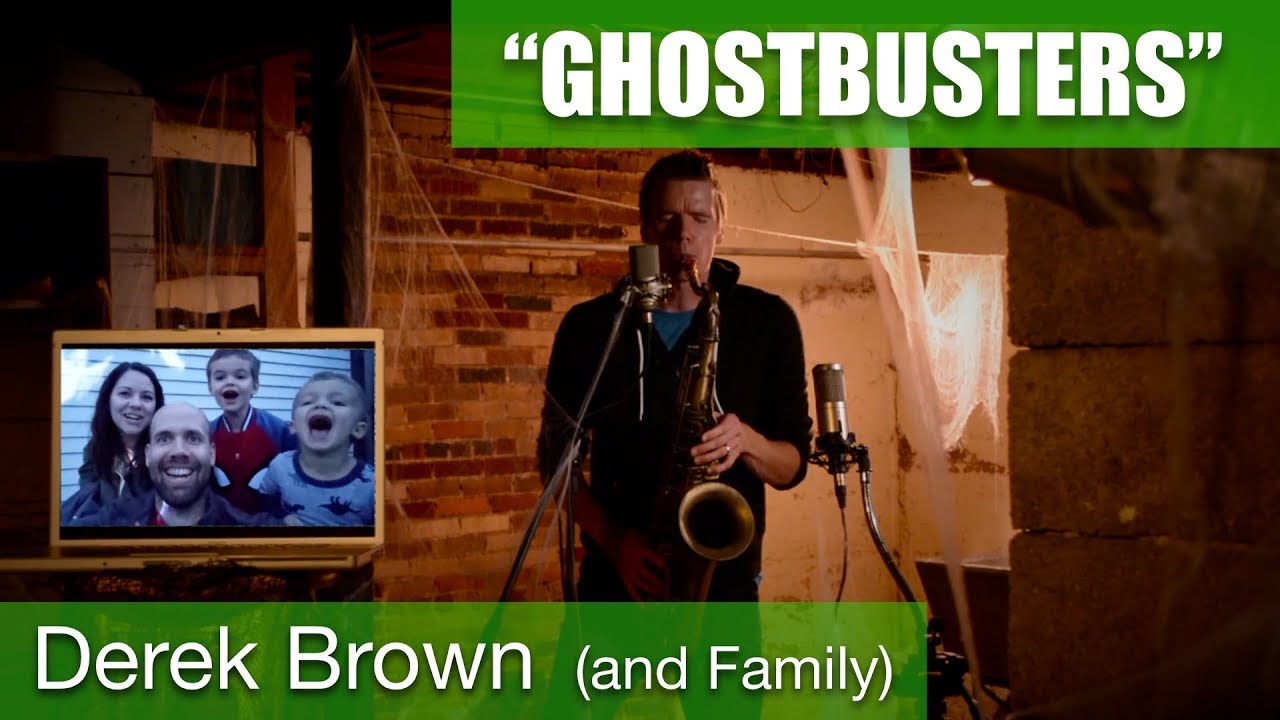 "GHOSTBUSTERS THEME" - Cover by Derek Brown - BEATBoX SAX - YouTube