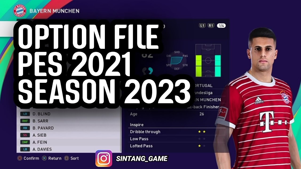 PES 2021 - REVIEW OPTION PES 2021 SEASON 2023 AIO PS4 - YouTube