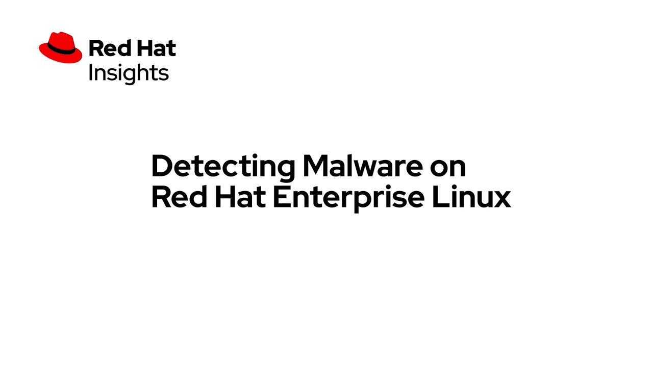 Detecting Malware on Red Hat Enterprise Linux - YouTube