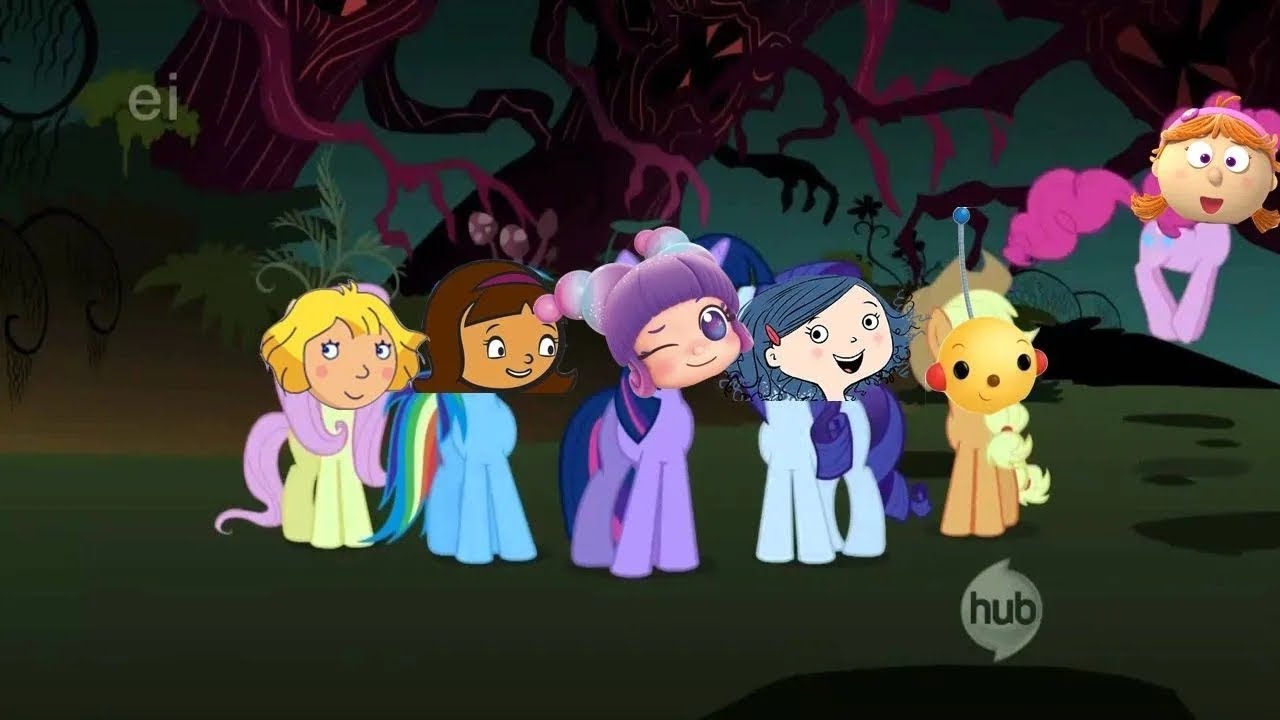 Kids shows x MLP AMV — laughter song (aka giggle at the ghostly!) - YouTube