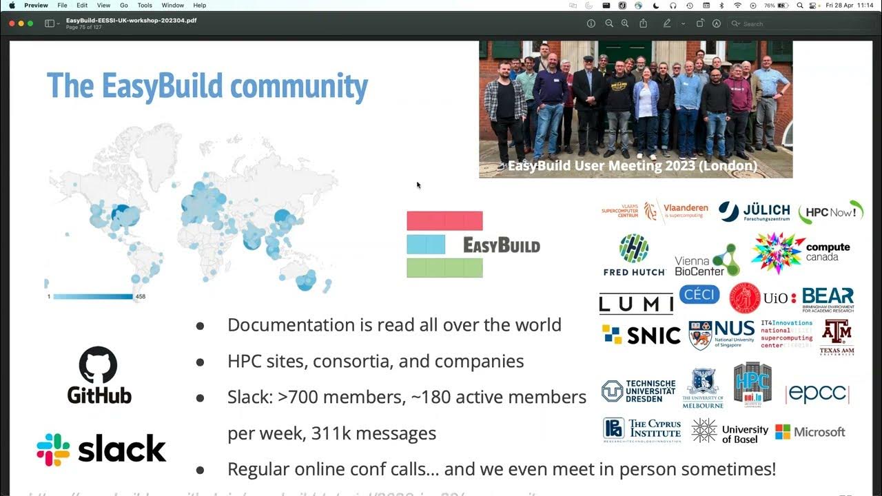 EasyBuild + EESSI UK workshop (April 2023), part 4 of 5 - YouTube