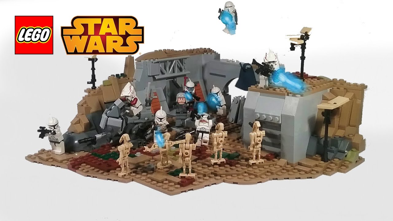 Lego Star Wars The Clone Wars Republic outpost on Dantooine MOC - YouTube