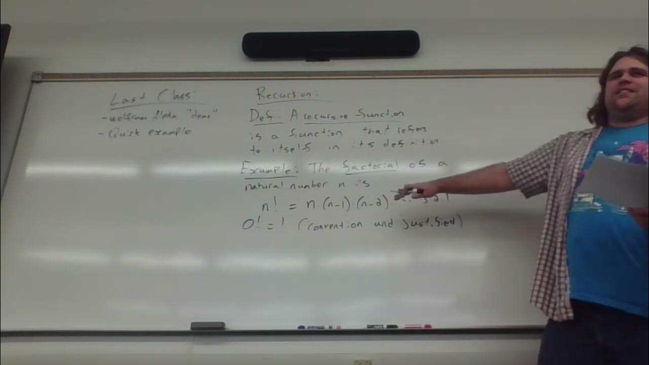 February 3 - Recursion - YouTube