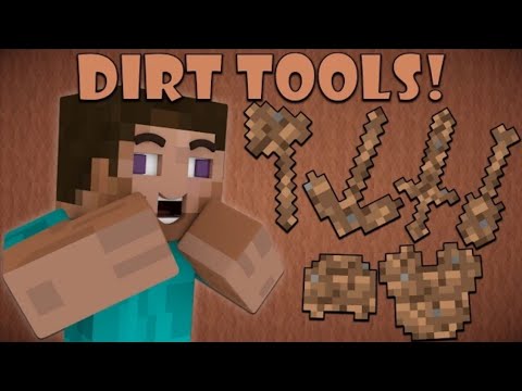 Dirt Armor And Tools Addon For Minecraft PE - YouTube