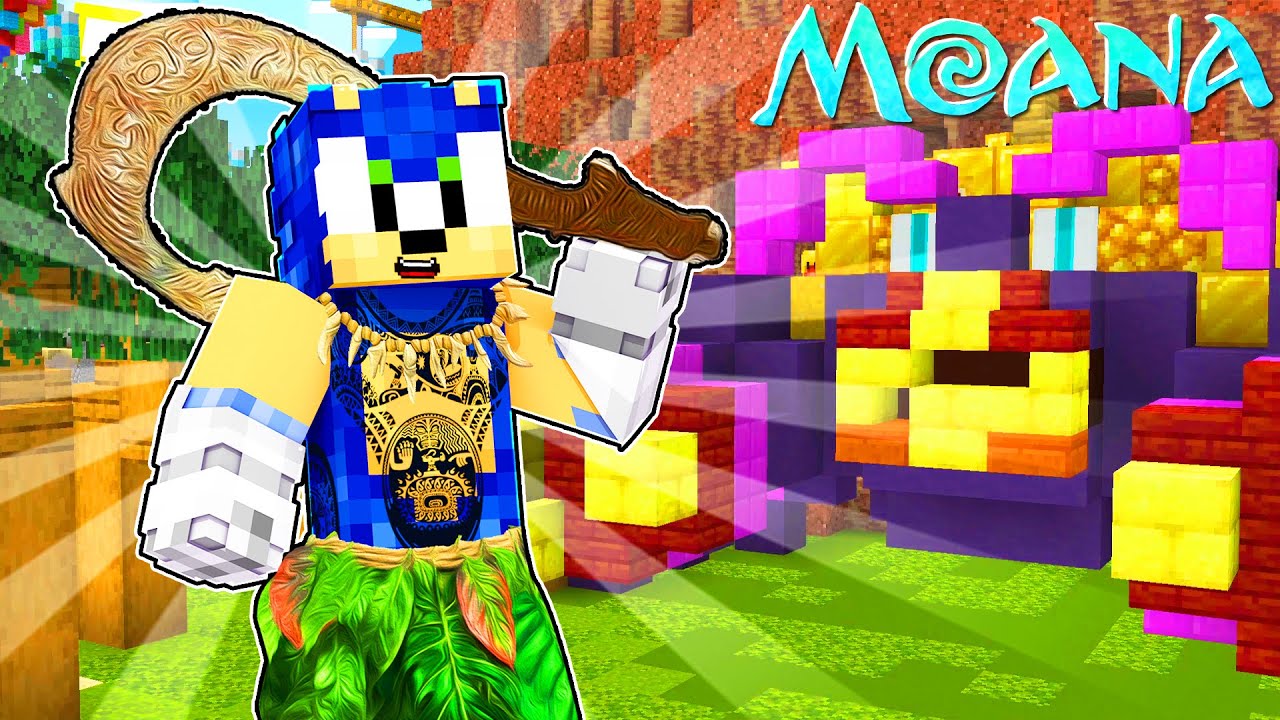 Sonic In MOANA! [107] | Sonic Survival Adventures | Minecraft - YouTube