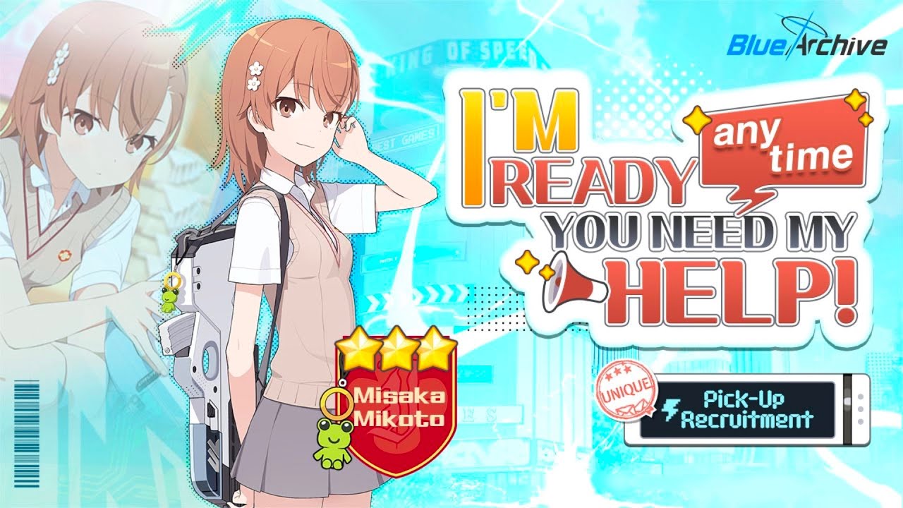 【Blue Archive x A Certain Scientific Railgun】ROLLING FOR MISAKA ...