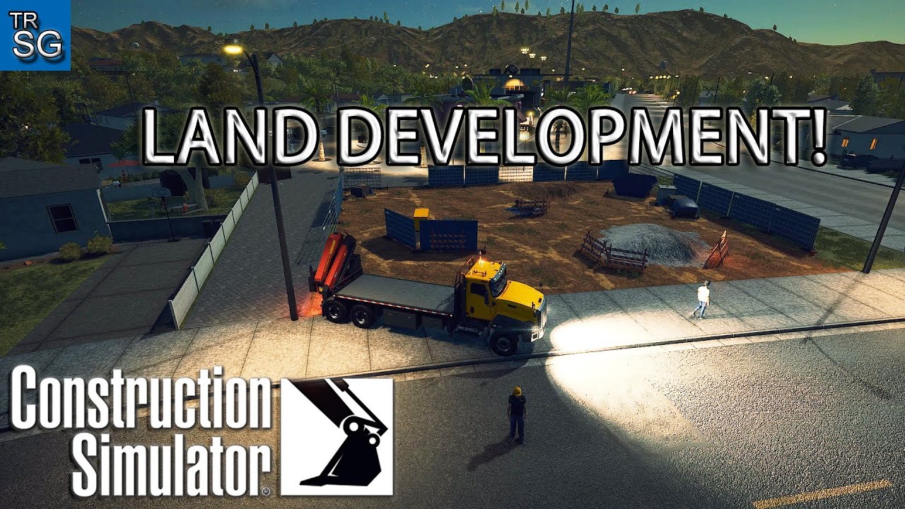 Construction Simulator Single Player Gameplay - New Contract - Land ...