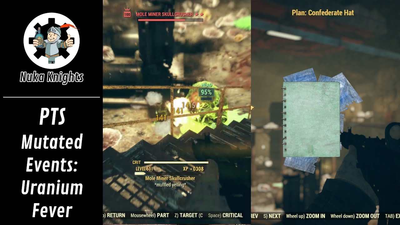 [Fallout76 PTS] Mutated Event: Uranium Fever (Volatile) - YouTube