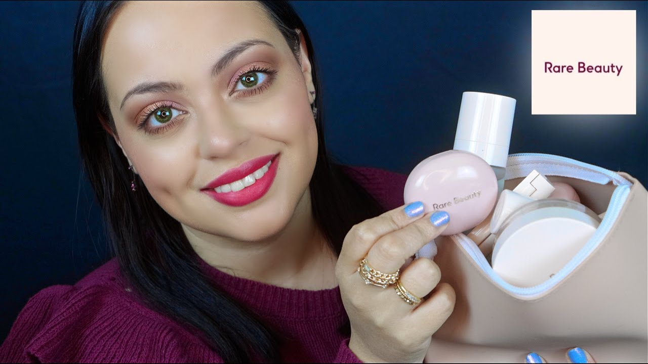 ASMR| FULL FACE OF RARE BEAUTY (Relaxing Makeup Application) GRWM - YouTube