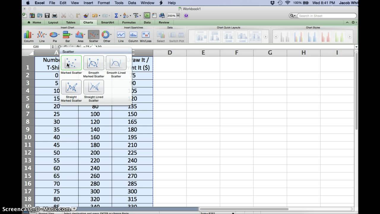 Using Excel to Create a Final Draft of the Math-A-Thon - YouTube