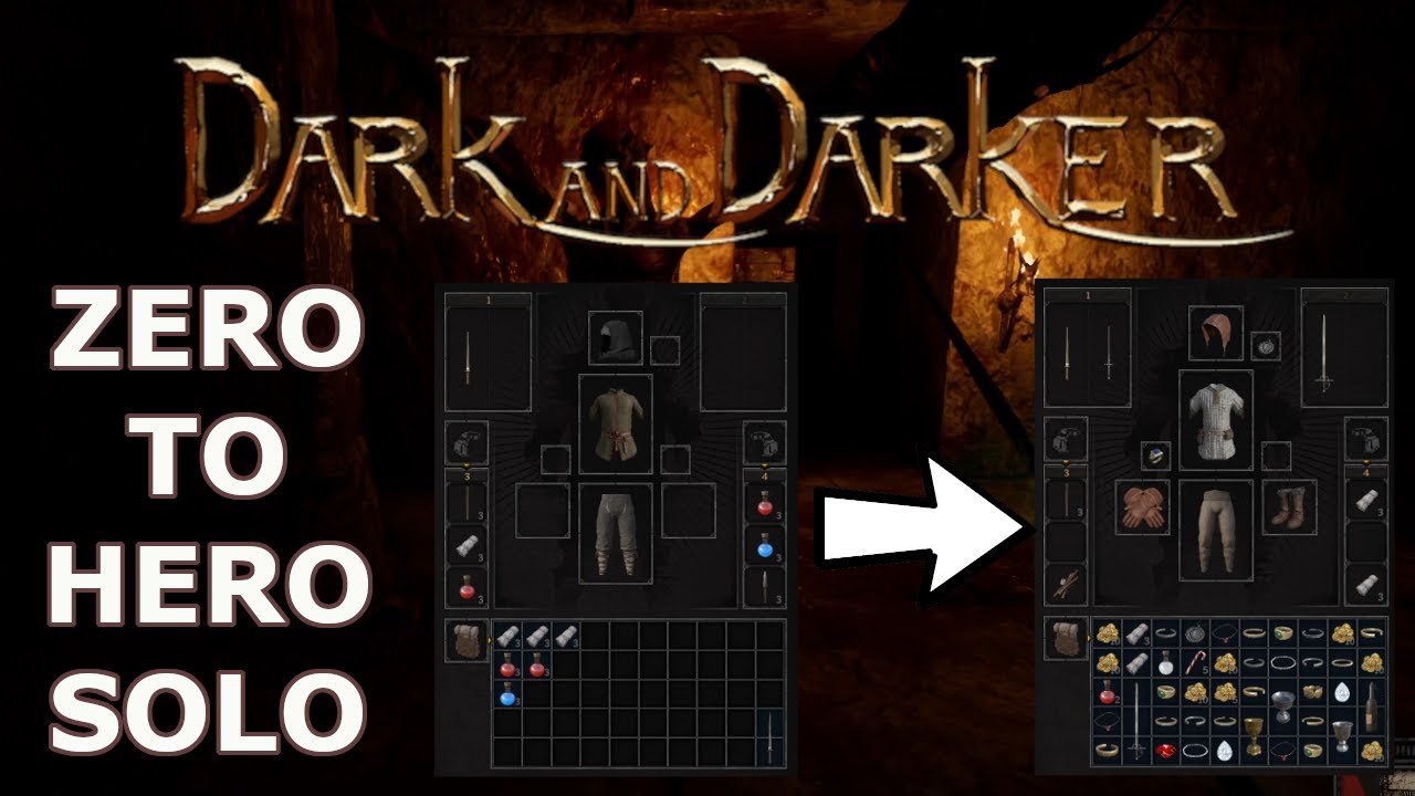Dark and Darker ZERO TO HERO ROGUE SOLO - YouTube