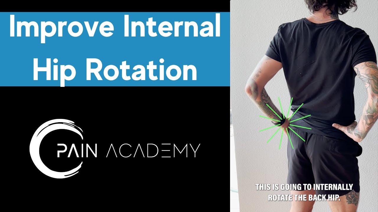 Improve Internal Hip Rotation - YouTube