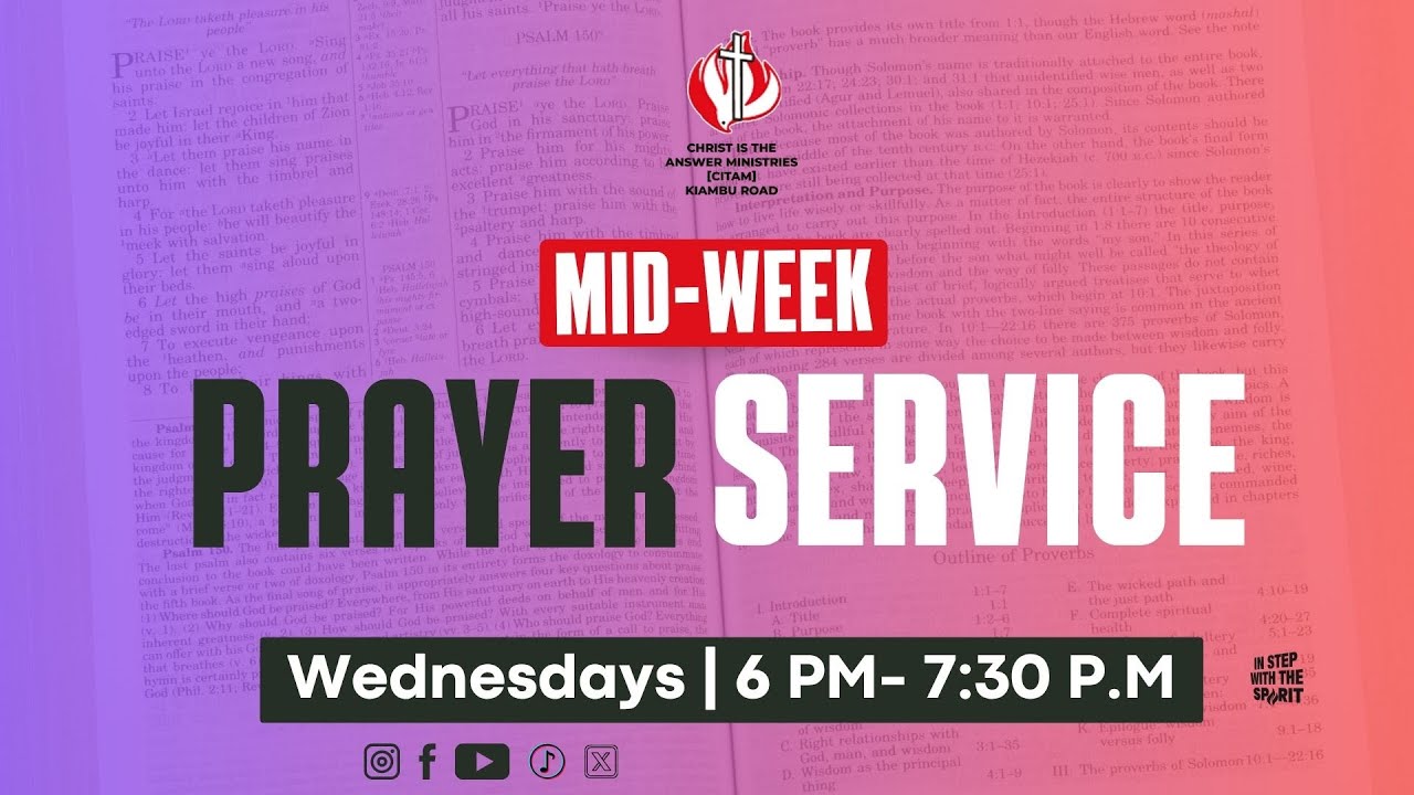 MID-WEEK PRAYER SERVICE - YouTube