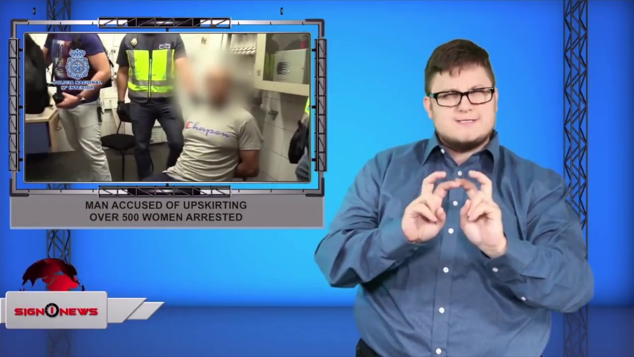 Man accused of upskirting over 500 women arrested (ASL - 8.22.19) - YouTube