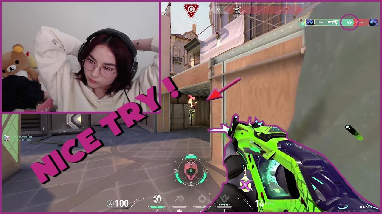 '' Nice Try ! '' Kyedae OMEN GAMEPLAY IN ASCENT / VALORANT RANKED ...
